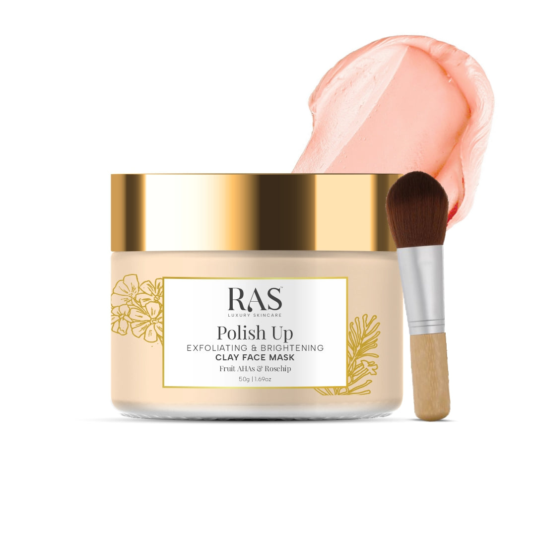 Polish Up Exfoliating Brightening Clay Face Mask – RAS Luxury Skincare