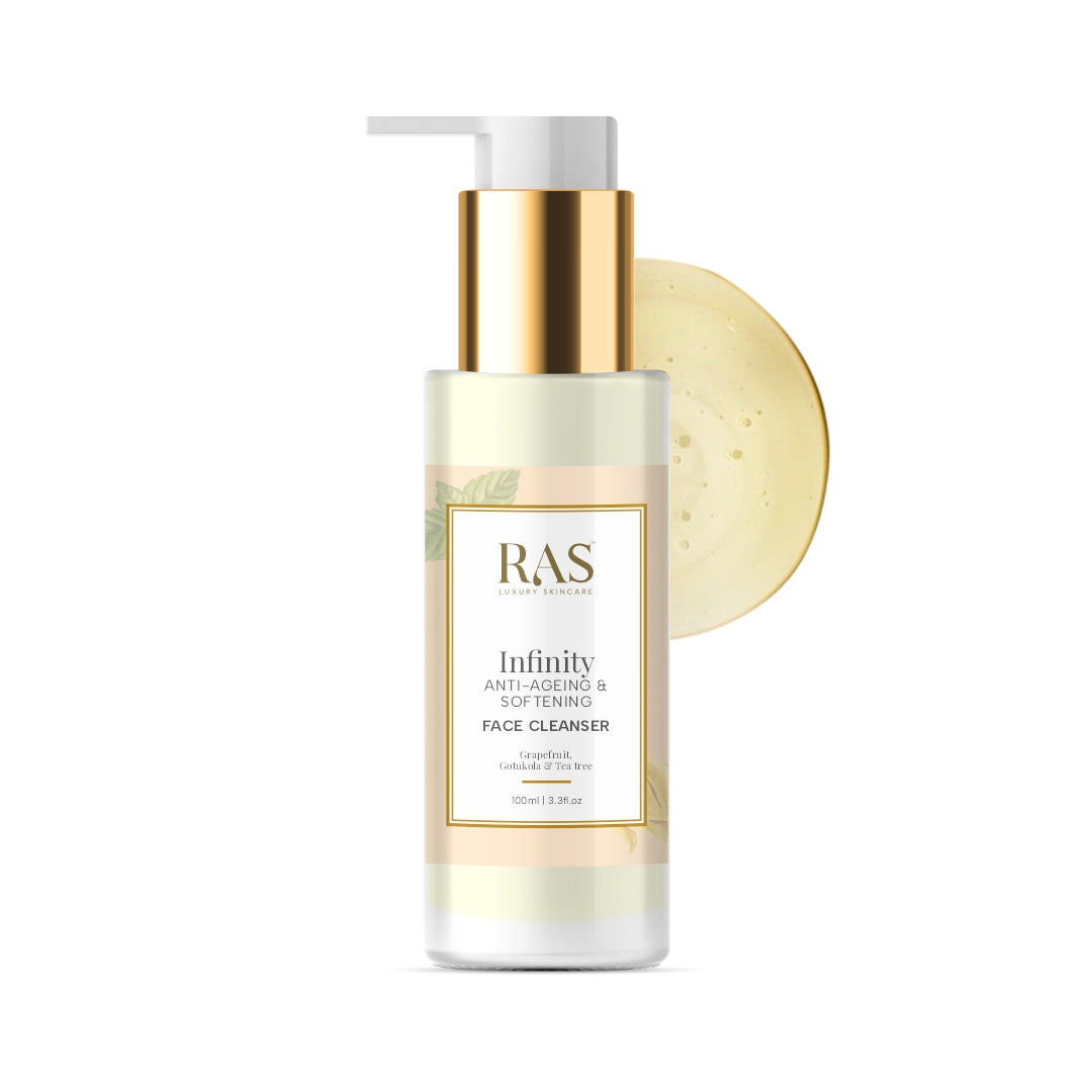 Infinity Anti Ageing Creme Face Wash Cleanser – RAS Luxury Skincare